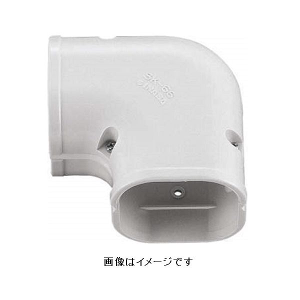 【商品説明】●基本性能やユーザビリティーにはいっさい妥協せず機能と美しさを追求したスリムダクトシリーズの最高峰●平面90°曲り ●寸法A(mm)：81 ●寸法B(mm)：66 ●寸法C(mm)：128 ●カラー：ホワイトカクダイ　KVK　三...