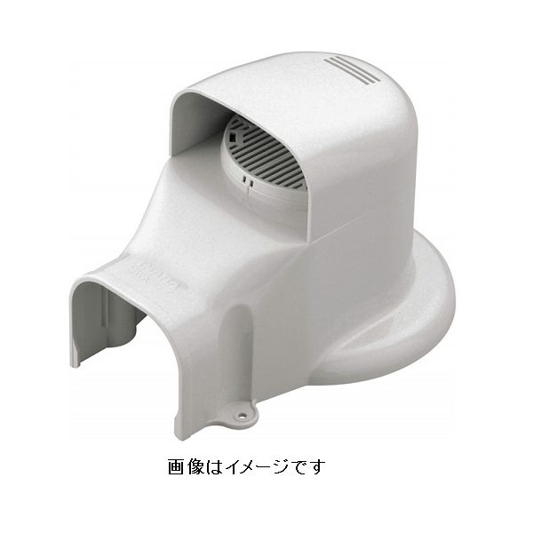 【商品説明】●基本性能やユーザビリティーにはいっさい妥協せず機能と美しさを追求したスリムダクトシリーズの最高峰●壁面取り出し用●材質：PVC＋ABS（格子部）。 掃除機能付きエアコン（換気排出タイプ）のゴミ排出用ホースは、付属の格子を外して...
