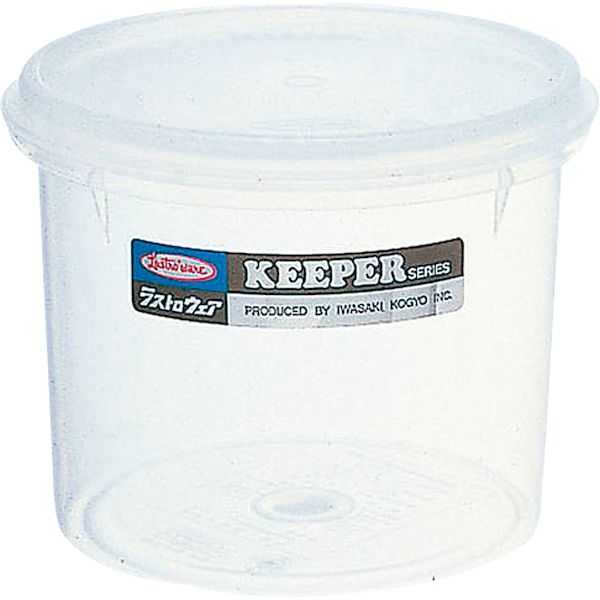 【商品説明】●サイズ：直径151×高さ127mm●容量：1600ml●材質：本体/ポリプロピレン-20+100度　蓋/ポリエチレン-20+50度