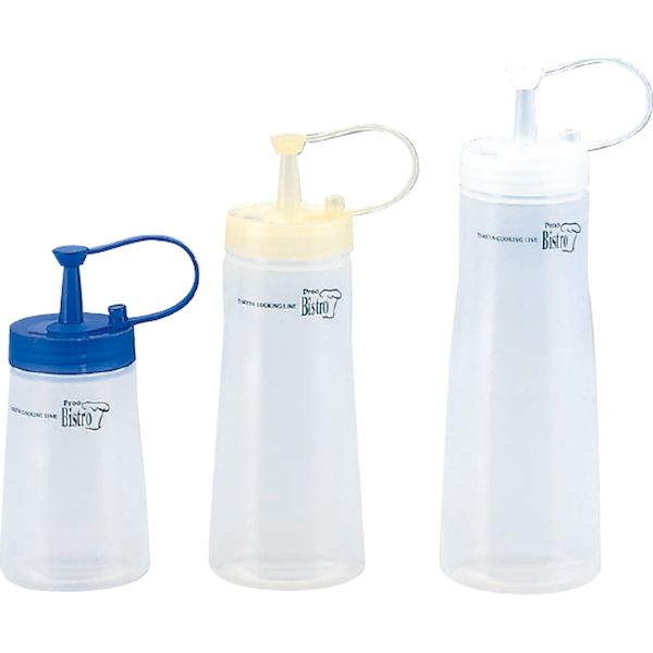 【商品説明】●サイズ：直径60×高さ130mm●容量：180ML●材質/耐熱温度：本体/ポリエチレン　50度　フタ/ポリプロピレン　120度　キャップ/ポリエチレン　50度