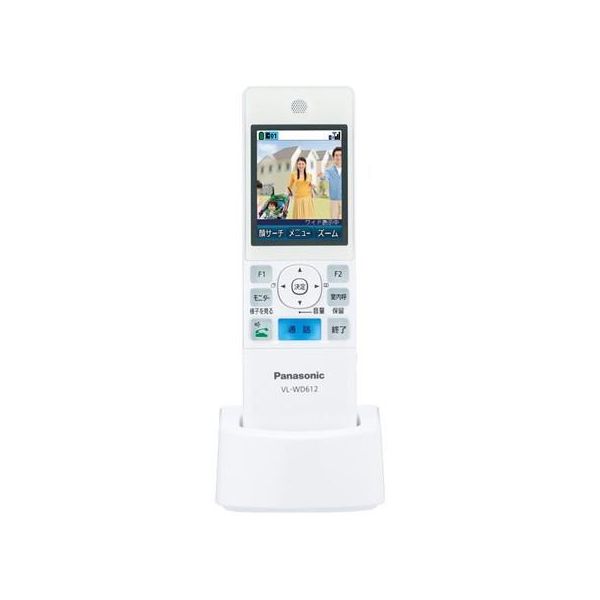 ●型式…VL-WD612●EA864BB-36用　増設カメラ子機●電源…専用ニッケル水素電池(DC2.4V 650mAh)●サイズ…カメラ子機：52×30×173(H)mm●重量…カメラ子機：165g●留守でも来訪者をSDメモリーカード(別...