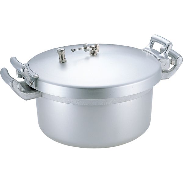 【商品説明】●サイズ：内寸360×深さ162mm●最大炊量/米：2.0升●大豆：1.1升●満水容量：15L●圧力調整装置（設計圧力）0.1MPa（1.0kg/m2）●安全装置　（設計圧力）0.17MPa（1.7kg/m2）●アルミニウム合金...