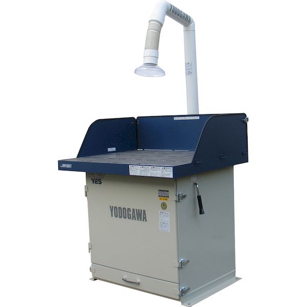 淀川電機製作所0120-685-323【商品説明】●集じん機と作業スペースが一体化。高い集じん能力＆省エネ直結型の集じん装置付作業台●ダストバリア仕様で長尺＆大型ワークにも対応●エアシャワー機能付き【用途】●研磨・加工・エアブロー・混合時に...