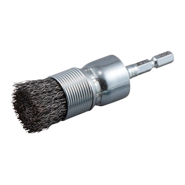 【商品説明】●差込角()：1/4(6.35mm)●ブラシ根元径(φmm)：20●全長(L1；mm)：95●ブラシ根元長さ(L2；mm)：35●重量(g)：95●他部位や車以外のサビ取り等にも使用可能です。●六角軸でポリッシャを確実に固定でき...
