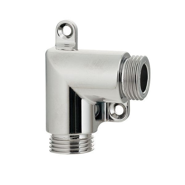 カクダイ06-6538-1124【商品説明】●止水栓給水管（パイプ外径12.7mm）を差込み接続することができます。●ビスは付属していません。●ビス穴径：4.5mm ●材質：黄銅類似商品はこちらカクダイ 646-800-13 座付水栓エルボ...