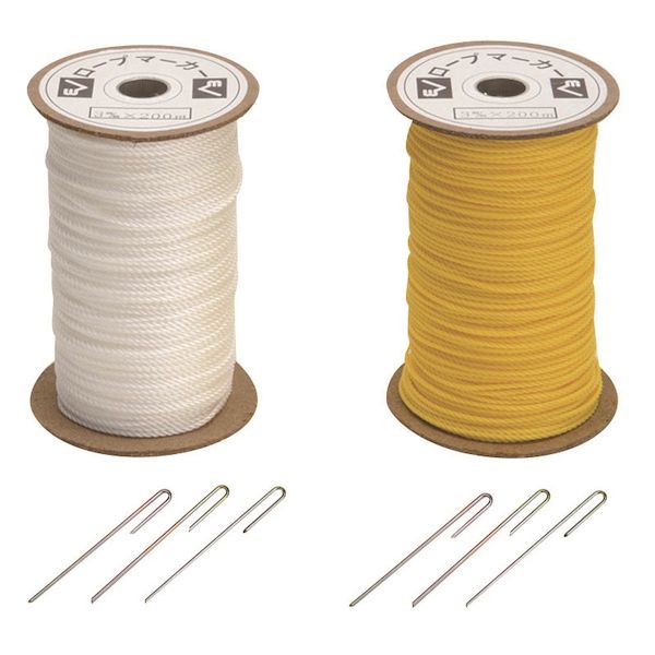 【商品説明】●サイズ=長さ300m×径3mm●釘=長さ13.7cm×径3mm●自重=2.8kg●材質=ロープ：ポリエチレン/釘：スチール(ユニクロメッキ仕上げ）●専用釘：110本付類似商品はこちらエバニュー EVERNEW 49340484...