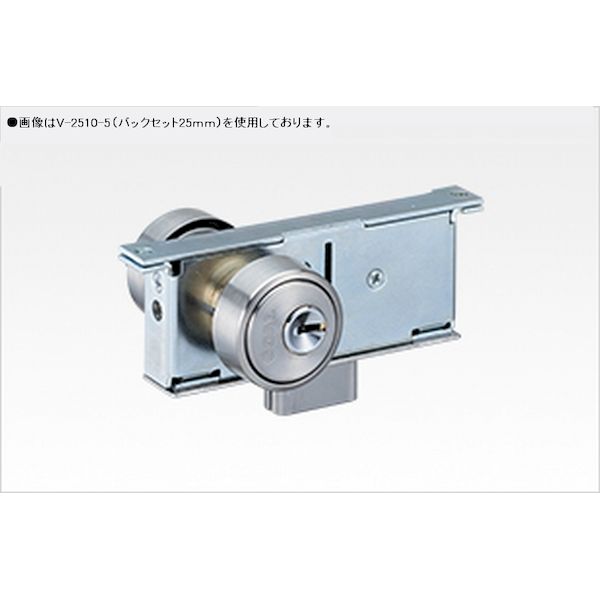 【商品説明】ガラス戸などの框扉専用の錠です。【仕様】●シリンダー：6本ピンシリンダー●バックセット：25mm●取付可能扉厚：38mm以上〜48mm未満●室内側：サムターン●室外側：シリンダー●シリンダーとサムターンの仕上げ（記号）：ステンレ...