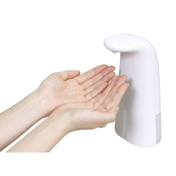 【商品説明】●タッチレス式！\n毎日使えて実用性抜群！●商品サイズ（単位mm)：100×90×205mm●セット内容：本体×1、基板×1、電子部品台紙×1、はんだ×1、モーター×1、モーターカバー×1、タンク×1、タンクの栓×1、タンクのチ...