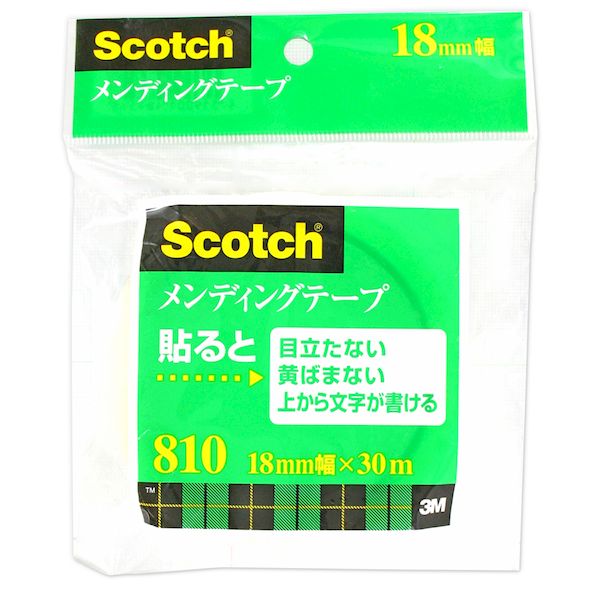 3M0570-011-211【商品説明】●アセテート・フィルムを採用したハイクオリティな粘着テープ、貼るとテープがほとんど見えなくなり、上質な仕上げ感です。●テープの上から文字が書け、コピーをとってもテープの影はほとんど出ません。●貼ってす...