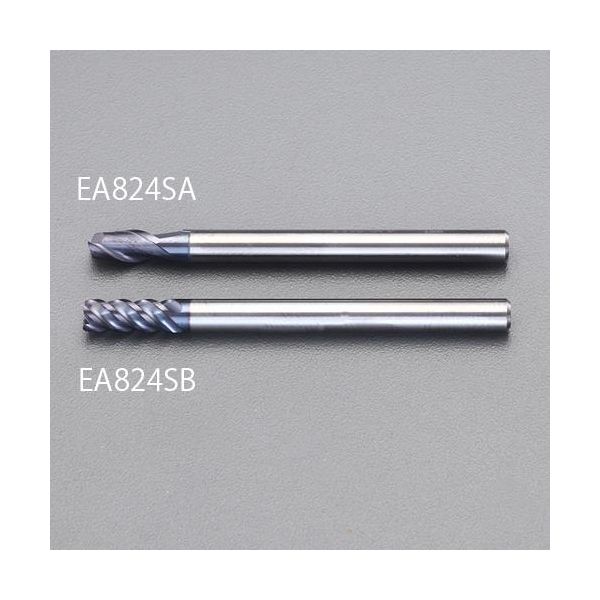 ●全長(mm)…50●刃先径(mm)…5●溝長…13mm●シャンク径(mm)…6●ねじれ角(°)…35●コーティング…AlTicrN●材質…超硬合金(ドイツ一般鋼材)●2枚刃●加工時の刃先の磨耗を軽減します。類似商品はこちらエスコ EA82...