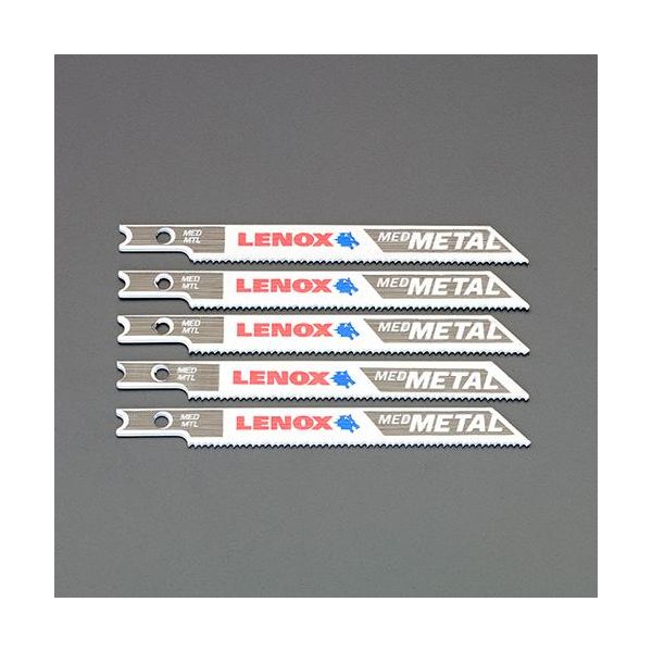 ●Tシャンク●全長…101.6mm●取付部厚み…1.5mm●山数…6●適用素材…硬質木材　6.4-50.8mm　高速切断用●入数…5枚●材質…バイメタル●パワーブラストテクノロジー技術を用い優れた切れ味と取付部の破断を軽減類似商品はこちらエ...