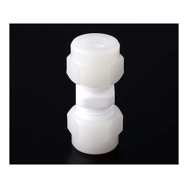 アズワン0120-700-875【商品説明】【仕様】ストレート●材質：ボディ／PTFE（フッ素樹脂）、ナット／ECTFE（フッ素樹脂）●最高使用温度：100℃●テーパ収縮シール方式●適合チューブ材質：PFA・PTFE●チューブ径：1/4イン...