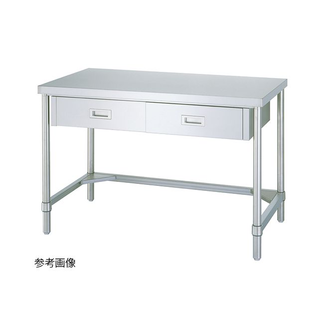 アズワン0120-700-875【商品説明】【仕様】型番：WDT-12090●サイズ(mm)：1200×900×800●引出し数：2●仕様：片面引出し付き●材質：ステンレス(SUS430)●耐荷重(均等荷重)：約150kg●※キャスター付き...