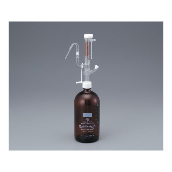 アズワン0120-700-875【商品説明】【仕様】容量：10mL●最小目盛：0.1mL●茶瓶容量：1000mL●色：白●※白はビュレット本体の色です。●接液部材質：パイレックスガラス・セラミック・PTFE（四フッ化エチレン）●ノズル接続チ...