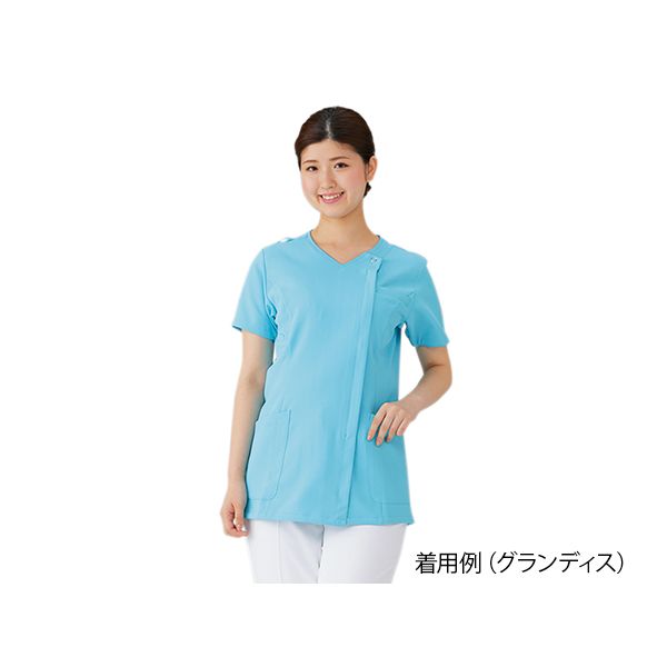 アズワン0120-700-875【商品説明】【特徴】前ジップで脱ぎ着しやすく、スポーティな印象です。●フェミニンな花柄裏地です。●スリット入りですので、ずり上がりません。【仕様】型番：HI704-2●色：グランディス●サイズ：S●着丈：66...