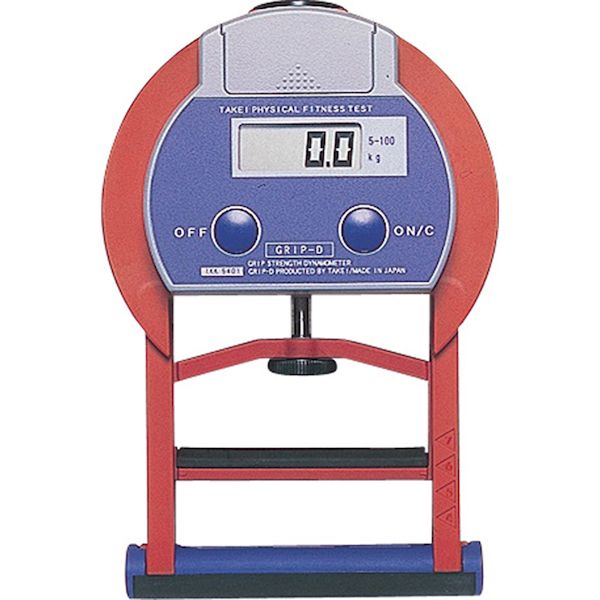 【商品説明】重量：680g●電源：単4乾電池2本●測定範囲：5〜100kg●表示内容：測定値および測定結果（左右各2回の最大値の平均）をデジタル表示します。●連続使用時間：100時間●目盛単位：0.1kgメジャー・検尺ロープ●素材●サイズ幅...