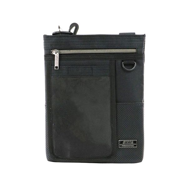 【商品説明】携帯用品をスマートに収納できます。【用途】携帯用品の収納。【機能・特長】ハサミ、カッター、ペン、手帳などの携帯用品の収納に最適です。ウエストベルト付きです。中身が見えるクリアポケットが前面についています。カラビナ付きです。【仕様...