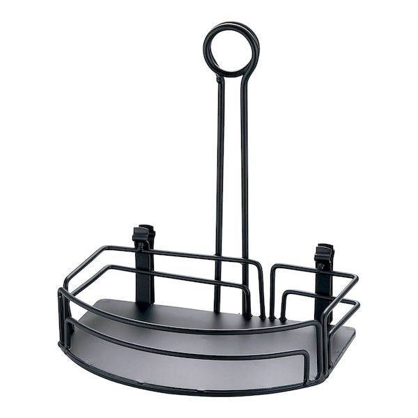 【商品説明】メーカー品番、間口×奥行×高さ(mm) BK167912、210×160×235 ※材質:鉄・ブラック粉体塗装●小型のメニューブックやテーブルナンバーを表示できる クリップ付です。 重量（g）：491素材・材質：鉄原産国：中国類...