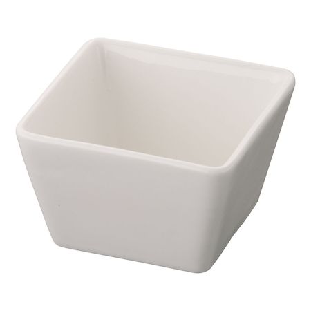 【商品説明】間口×奥行×間口×高さ(mm)、容量(cc) 86×86×53、180 ●ビュッフェシーンをお客様だけのアラカルトに耐熱温度:260℃ 材質:耐熱陶器●オーブン・電子レンジに使用できます。 原産国：中国類似商品はこちらRAM81...