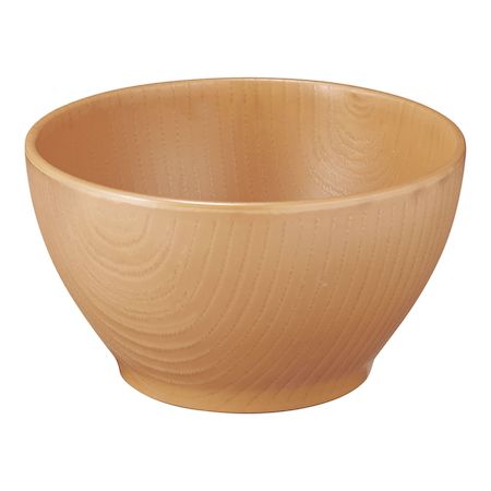 【商品説明】カラー、直径×高さ(mm)、容量(cc) ライトブラウン、108×61、340 メラミン｢ウォールナ｣シリーズゆらぎ模様とやさしい丸みを帯びたカタチは｢癒し｣と｢活気｣を与えます。木目の表情がひとつひとつ違うのもwalnaの魅力...