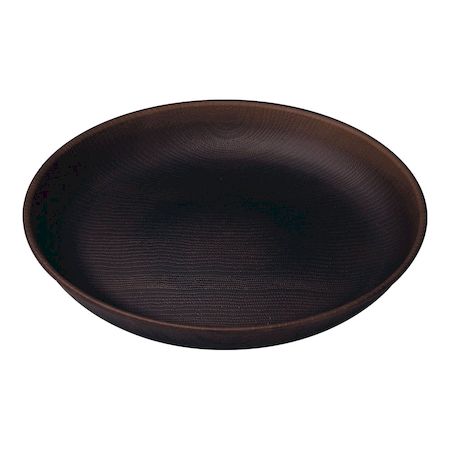 【商品説明】カラー、直径×高さ(mm) ダークブラウン、240×H35 WoodシリーズABS樹脂の軽くて割れない特性を活かしつつ、ナチュラルで暖かみのある木目模様が魅力の商品です。材質:耐熱ABS樹脂耐熱温度:94℃ 重量：241類似商品...