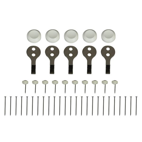 【商品説明】●耐荷重：10kg。●材質：・フック：スチールメッキ・石膏ボード用ピン：樹脂/ステンレス・カバー：樹脂●重量：0.3kg●付属品：石膏ボード用ピン(剛力ピン)/木壁用ネジ●取付場所：石膏ボード壁、ベニヤ壁、木壁、木桟●サイズ縦_...