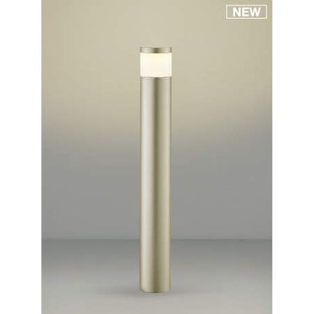 コイズミ照明0570-05-5123【商品説明】■仕様ランプLED電球40形相当（E26）部位・材質・色・仕上げ本体：アルミ・ウォームシルバー塗装セード：アクリル・乳白色サイズ地上高-700 幅-φ90 埋込深-300mm 重-1.8kg補...