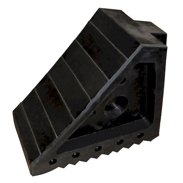 スリーエッチ06-6538-3766【商品説明】●タイヤストッパーL（トラック用）。●カラー：黒色 ●材質：天然ゴム ●重量：2.36kg