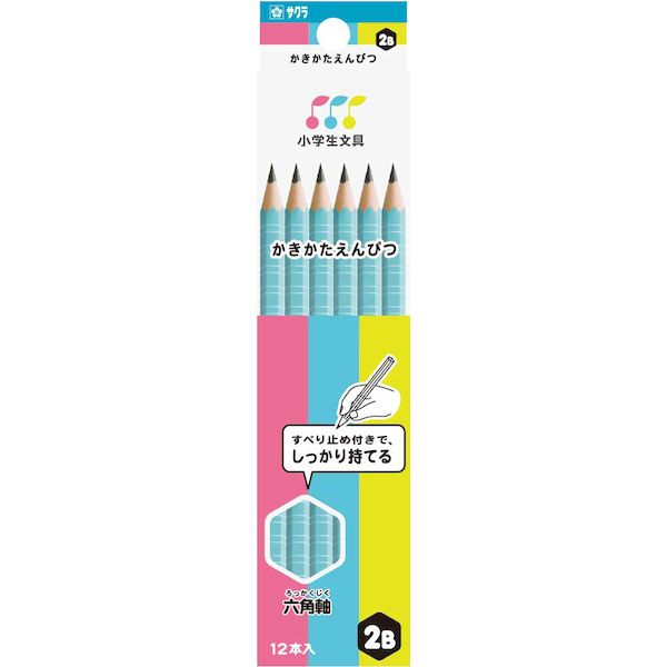 サクラクレパス06-6910-8823【商品説明】●転がりにくい六角鉛筆●高い筆圧や汗でも滑りにくいすべり止め付き●名前欄付き類似商品はこちらサクラクレパス G6エンピツ2B-3P#36163円サクラクレパス G6エンピツ2B#20 か65...