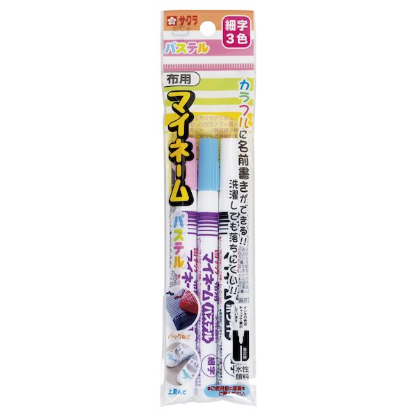 サクラクレパス06-6910-8823【商品説明】●白、濃い色の布にもくっきり書け、名前がしっかり見える。●にじみにくく、洗濯に強い。●子どもが好きなパステルカラーでカラフルな名前書きができる。類似商品はこちらサクラクレパス YKM-S#3...