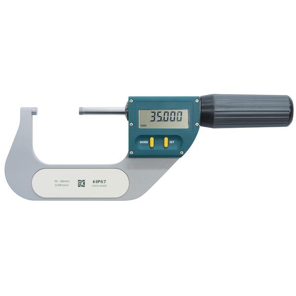 新潟精機0256-31-5660【商品説明】用途●外側寸法の測定に特徴●高機能、高性能を追求したハイエンドモデル「Sラインシリーズ」です。●水や切削液がかかる現場でも安心して使える防水保護等級IP67 仕様です。●精度保証のため、検査時の数...