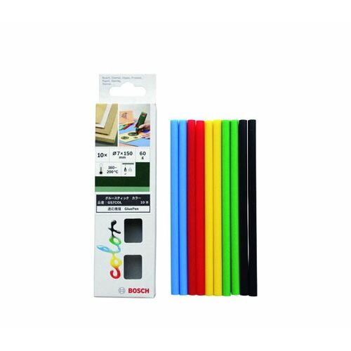 ボッシュ0120-345-762【商品説明】【メーカー名】●ボッシュ(株)【特長】●GLUE PEN用グルースティック【仕様】●カラーセット●サイズ：7mmφ×150mm●入り数：10本入り環境安全用品 接着剤・補修剤 ホットメルト接着剤類...
