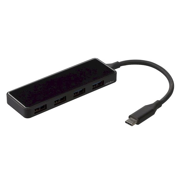 ナカバヤシ0120-166-779【商品説明】ガラス筐体の美しいUSB変換ハブ。美しいガラス筐体Type-CのPCにUSB Aの機器を変換接続します。薄型PCでは不足がちなUSBポートを増やせます。転送速度5Gbps＊のUSB3.2Gen1...