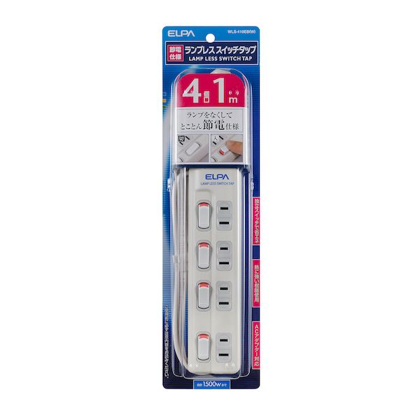 朝日電器042-473-0159【商品説明】●独立スイッチで使用しない機器の無駄な待機電力をカット。　さらにランプレス独立スイッチで省エネ性能を追求。●ランプ無しでも「入」「切」が判別しやすいデザインカラースイッチ採用。類似商品はこちら朝日...