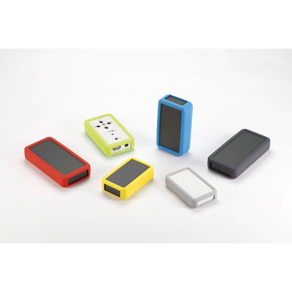 タカチ電機工業048-222-5430【商品説明】●シリコンカバー付のハンドタイプケースで滑りにくく、衝撃から機器を保護します。●計測器・検査器・通信機・医療器等など様々なハンディタイプの機器にご利用いただけます。●外寸(W)：101mm●...
