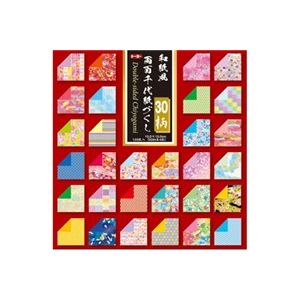【商品説明】●30柄の和柄の千代紙です。●本体サイズ：15×15cm●入数：120枚（30柄×4枚）●ケース付き類似商品はこちらトーヨー 4013 両面折紙15．0 NEW 102円トーヨー 010603 和紙千代紙 15．0 360円トー...