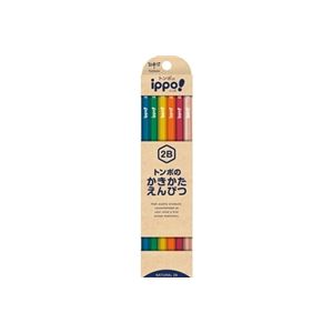 トンボ鉛筆0120-834198【商品説明】●かきかた学習に最適です。通常の長さ（176mm）の鉛筆です。ippo。イッポ。●本体サイズ：幅48×厚さ17×全長198mm●本体重量：64g●事務・学習用●通常寸（176mm）●6角軸●入数：...