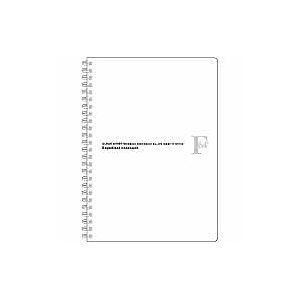 【商品説明】●F．O．B．COOPのスティショナリーコレクション。●本体サイズ：縦252×横189mm●本体重量：380g●罫内容：無地●枚数：80枚●製本：Wリングノート類似商品はこちらキョクトウ・アソシエイツ PTW03A5W フ501...