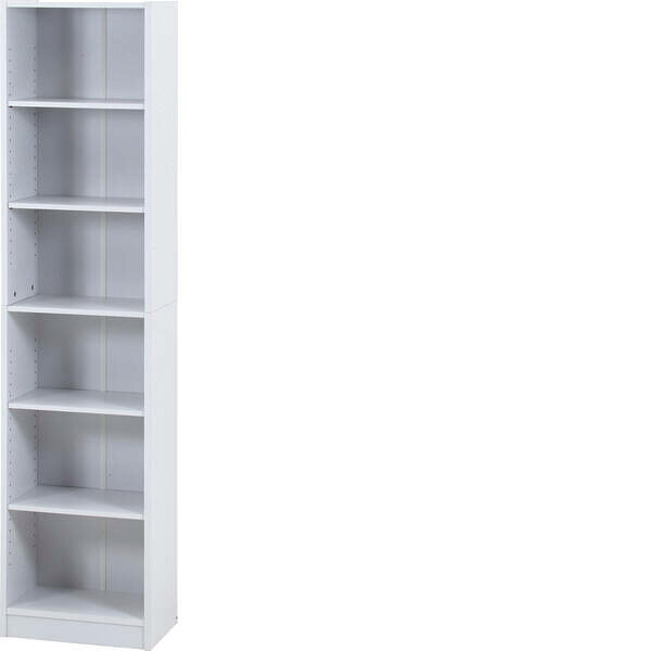 【商品説明】●他の家具とも相性の良いシンプルなデザイン。木目調の天板が温かみを加えます。●棚の内寸は幅40×奥行27.5cmあり、雑誌や大型のコミックも収納できます。●中央の固定棚を除く4枚の棚板は収納物に合わせて高さを調節できる便利な可動...