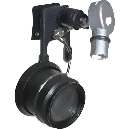 京葉光器メーカーお問い合わせ：043-251-5037【特長】●メガネに装着できます。●LEDライト付なので対象物を鮮明に捉えます。【用途】●精密部品の検査・組立・修理など。【仕様】●倍率(倍)：5●レンズ寸法(mm)：φ23【仕様2】●幅...
