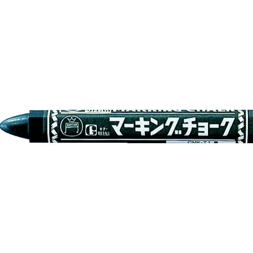 【特長】●折れにくく、手を汚さずに簡単に使える固型マーカーです。【用途】●道路工事、水道工事でのマーキング。●木材、金属、プラスチック、ガラス、ゴム、皮革へのマーキングに。【仕様】●色：黒【仕様2】●1箱10本入【材質／仕上】●固形パラフィ...