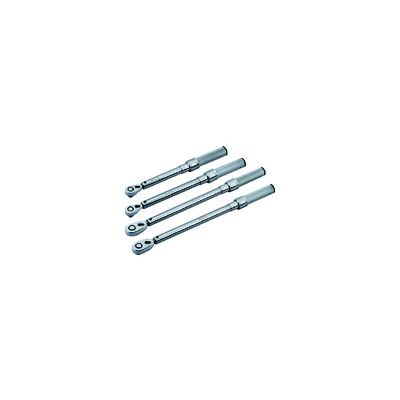 【特長】●トルク値の設定操作を行いやすく、ローレット加工で滑りにくいグリップ。【用途】●締結トルクの管理【仕様】●トルク調整範囲(N・m)：20〜100●最小目盛(N・m)：0.5●差込角(mm)：9.5●全長(mm)：400●頭部幅(mm...