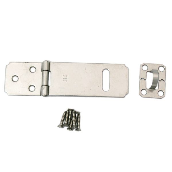 【商品説明】●南京錠が使用できます。●防犯用補助錠金具●サイズ：90mm●材質：SUS316ステンレス類似商品はこちらハイロジック 4960983714294 JY1,067円ハイロジック 4960983714287 JY819円ハイロジッ...