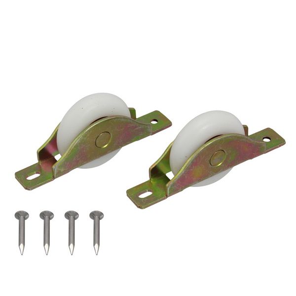 【商品説明】●Vレール用の戸車です。●サイズ：呼称33mm●材質：枠…鉄枠/車輪…ジュラコン車●タイプ：U型類似商品はこちらハイロジック 4960983718032 U-489円ハイロジック 4960983718018 U-563円ハイロジ...