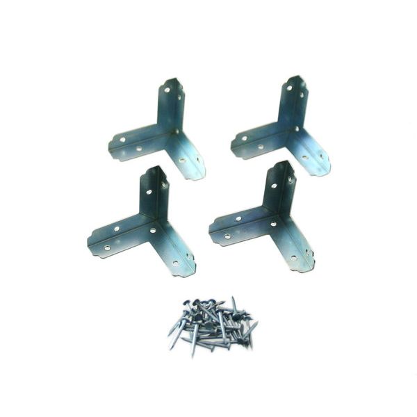 【商品説明】●家具などの作成や補修に便利な金具です。●サイズ：幅9×長さ31×31mm/板厚…0.7mm●材質：鉄●クギ止め●仕上：ユニクロメッキ類似商品はこちらハイロジック 4960983720196 Q-401円ハイロジック 49609...
