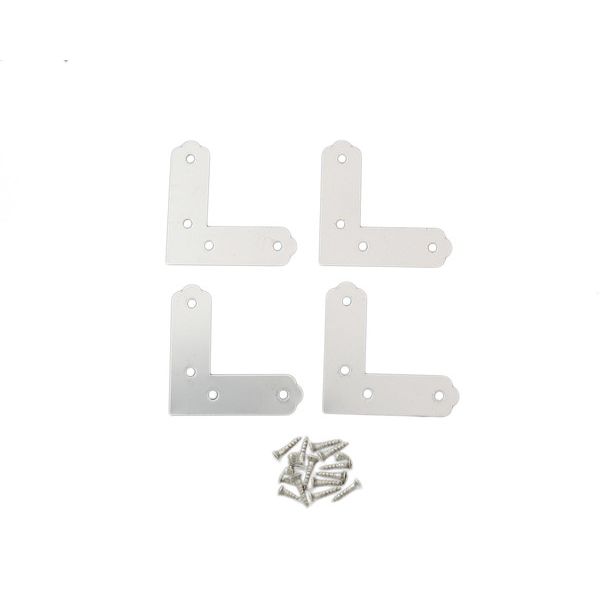 【商品説明】●家具などの作成や補修に便利な金具です。●サイズ：幅11×長さ37×37mm/板厚…0.5mm●材質：ステンレス●使用ビス：2.1×10類似商品はこちらハイロジック 4960983720035 Q-179円ハイロジック 4960...