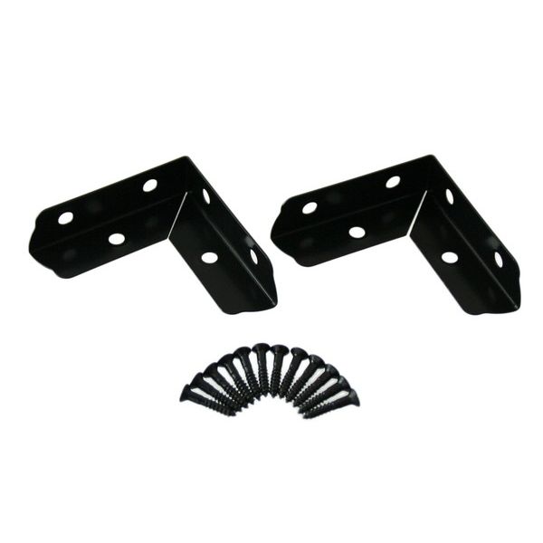 【商品説明】●家具などの作成や補修に便利な金具です。●カラー：黒●サイズ：幅15×長さ52×52mm/板厚…1mm●材質：鉄●使用ビス：2.7×16。類似商品はこちらハイロジック 4960983720639 QY231円ハイロジック 496...