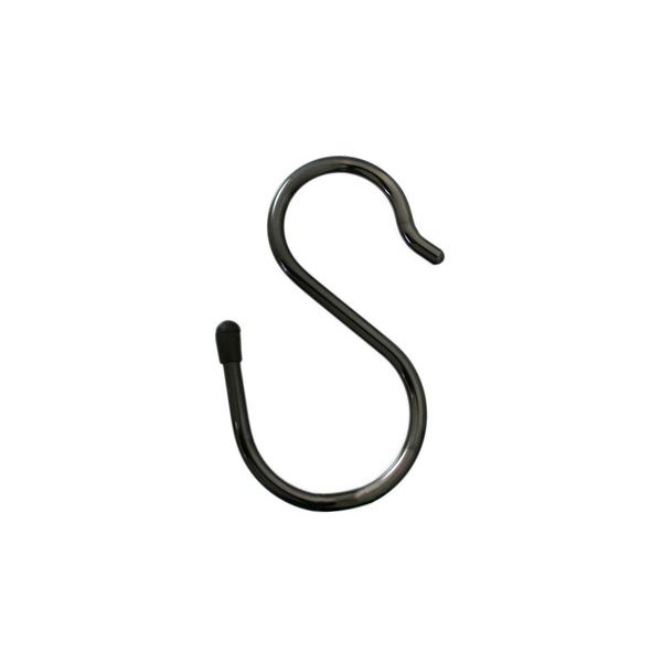 【商品説明】●ディスプレイや収納に、いろいろ使えるSフックです。●壁掛け・物掛けフックシリーズ●カラー：黒●サイズ：6×50mm●仕上：ニッケル。類似商品はこちらハイロジック 4960983953129 EH455円ハイロジック 49609...
