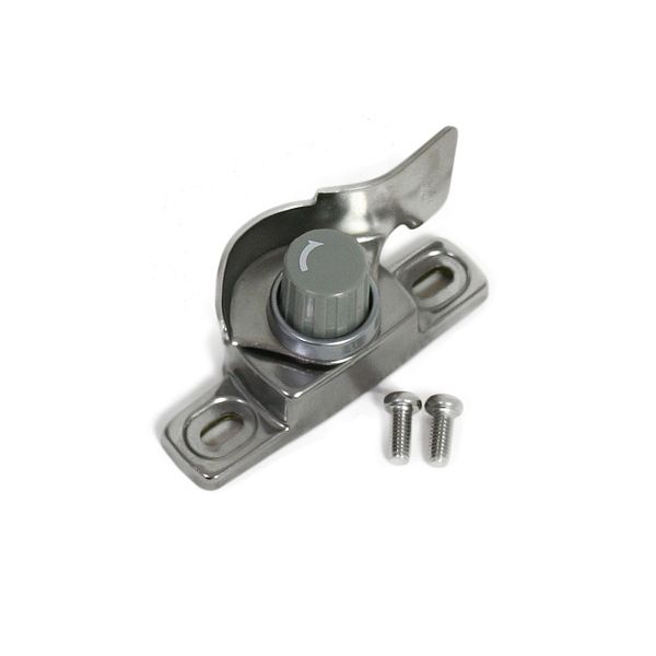 【商品説明】●サッシの交換用クレセント(締め金具)です。●材質：ステンレス●仕上：バレル研磨。●推奨受け：(面付け)NS-135・NS-269・(掘込み)NS-24・NS-320・NS-383。類似商品はこちらハイロジック 49761371...