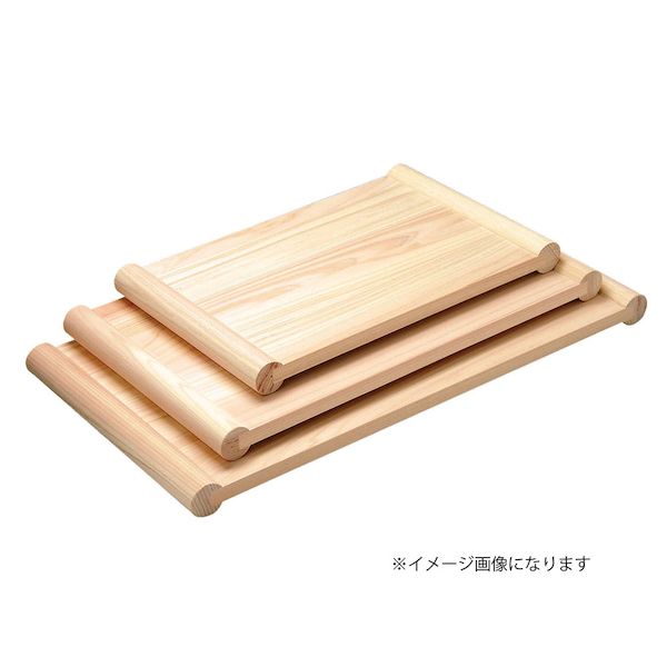 【商品説明】●自立するので収納にも便利。●まな板が浮いているので、清潔に両面使いしていただけます。●サイズ：約48×26×高さ3cm●重量：880g●材質：ひのき●生産国：日本